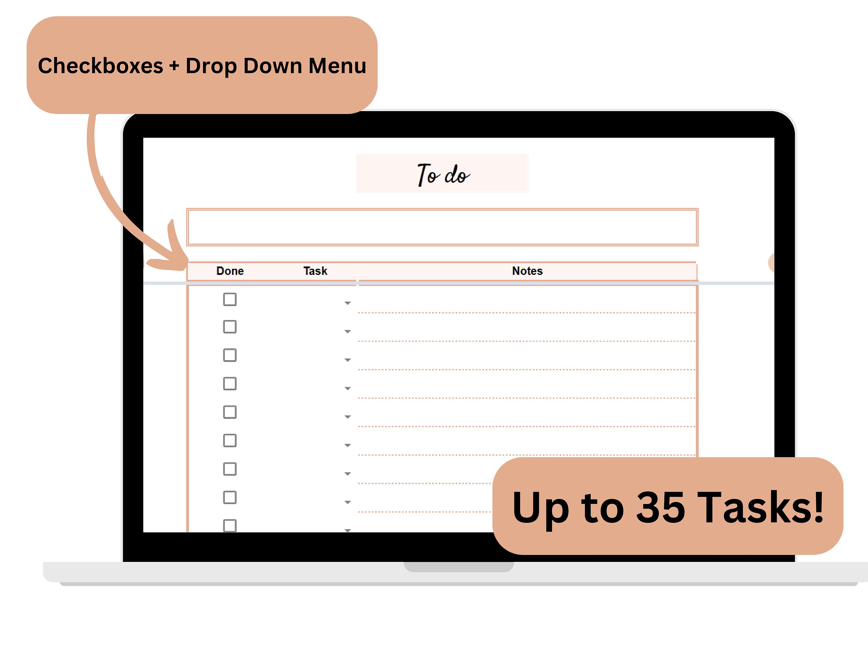 Teacher to Do List, Google Sheets to Do List, Boho Rainbow to Do List ...