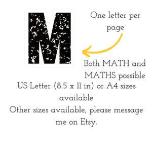 Printable Math Classroom Decor, Retro Math Bulletin Board Kit, Fun and ...