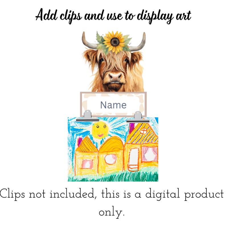 Editable Highland Cow Classroom Door Display | “holy Cow We’re a Smart ...