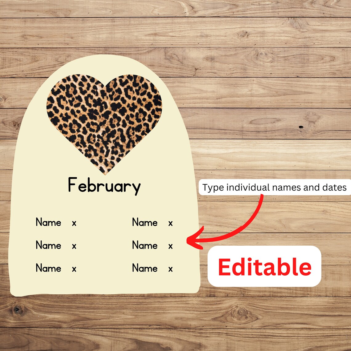 EDITABLE Birthday Calendar Classroom, Bulletin Board Boho, Birthday ...