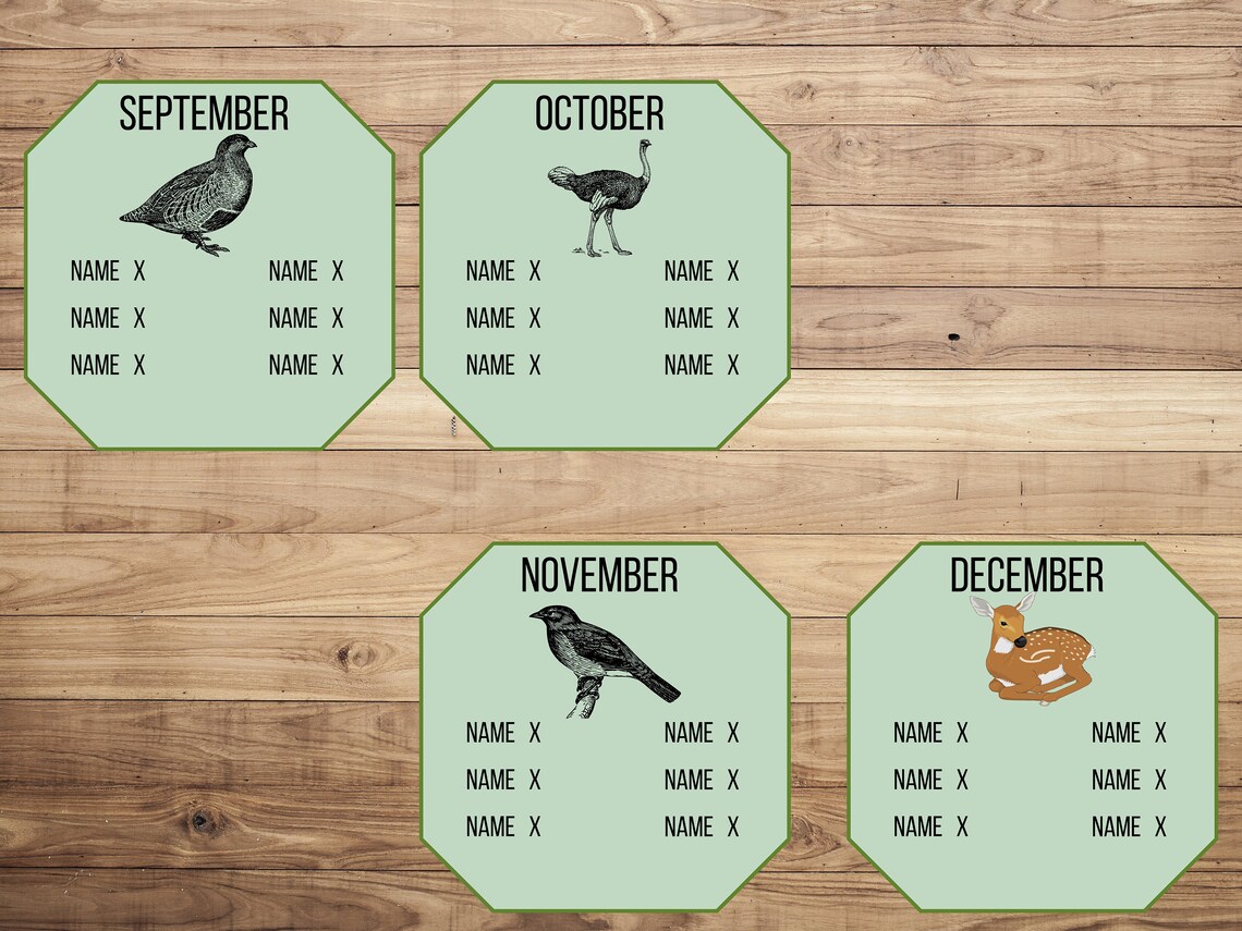 EDITABLE Bird Classroom Birthday Display, Primary School Cute Animal ...