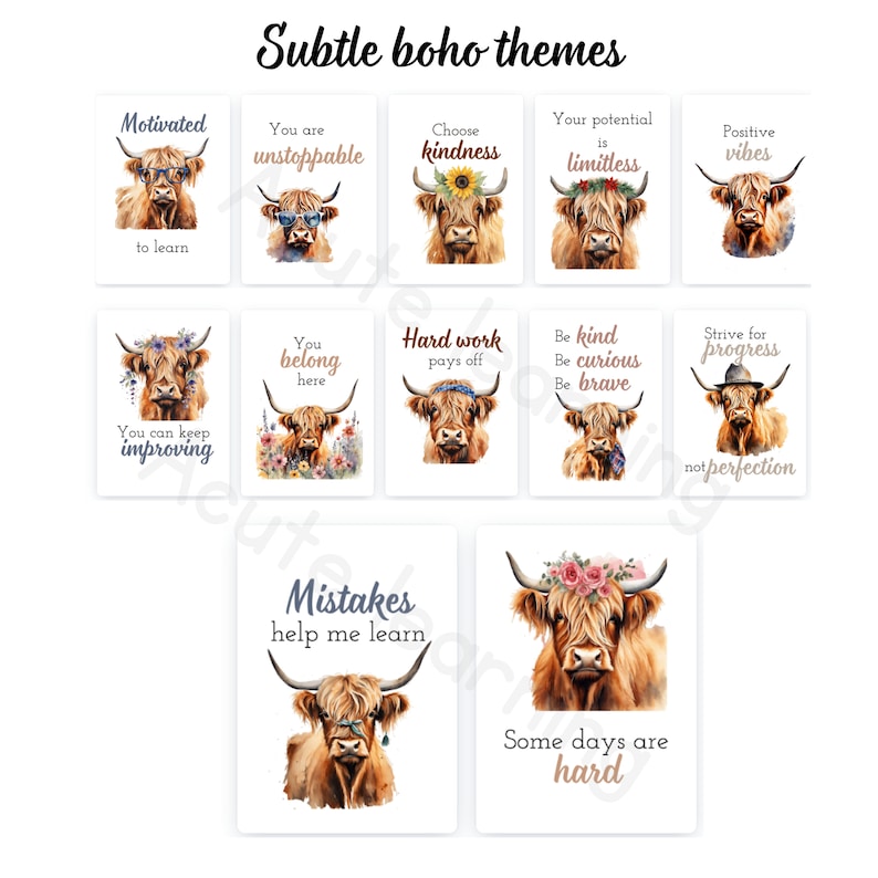 Highland Cow Bulletin Board, Cow Classroom Decor, Farm Classroom ...