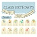 EDITABLE Dinosaur Classroom Birthday Display, Primary School Birthday ...