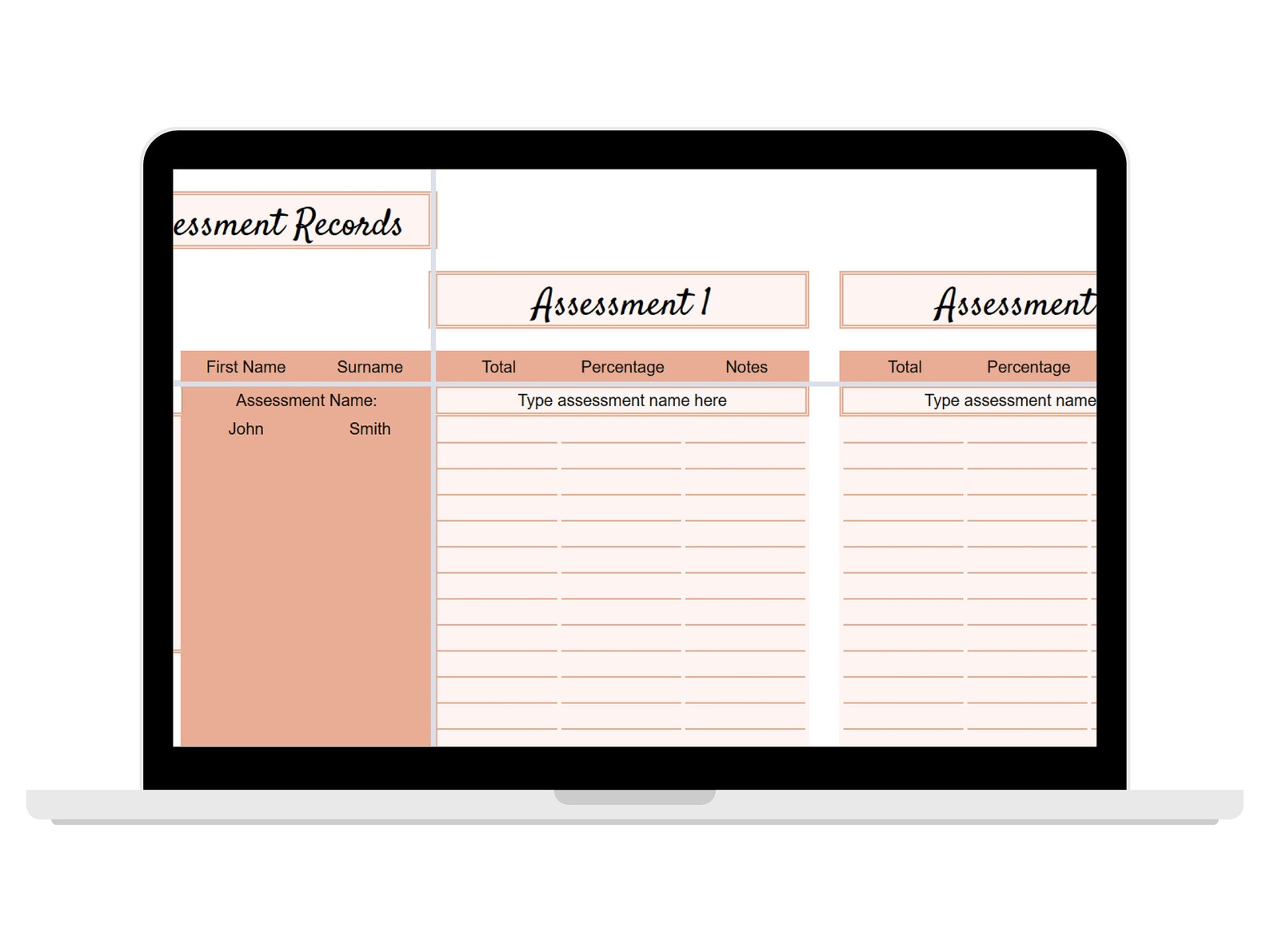 Teacher Markbook, Assessment Record, Student Data Tracker, Google ...