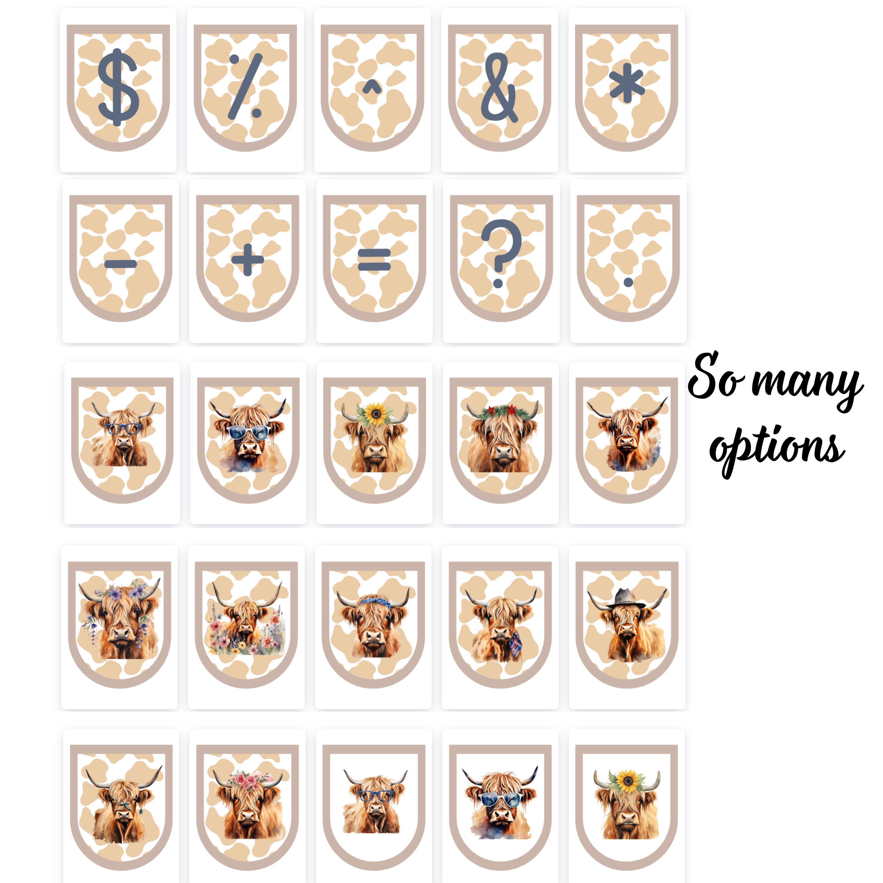 Highland Cow Bulletin Board, Cow Classroom Decor, Cow Classroom ...