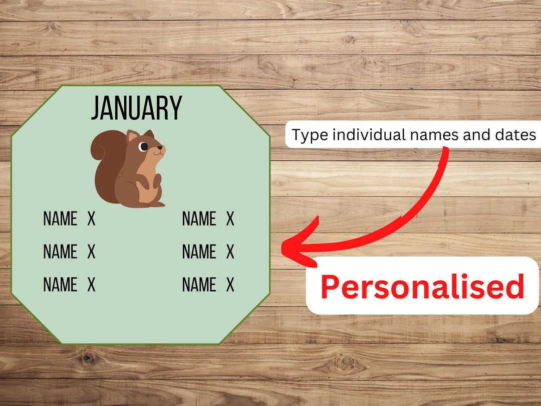 EDITABLE Woodland Animal Classroom Birthday Display, Primary School ...