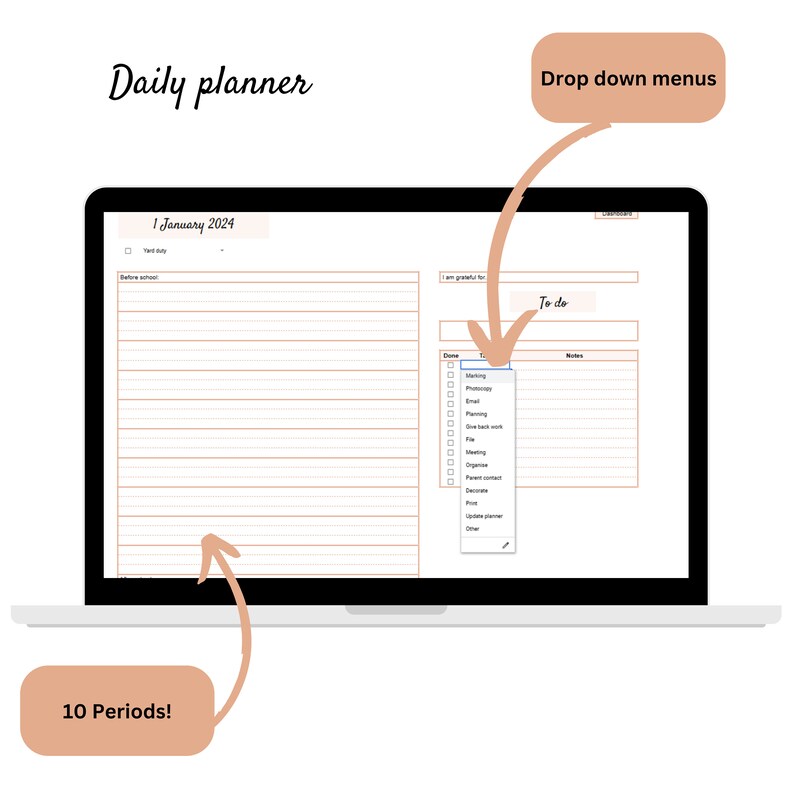 2024 Digital Teacher Planner Australia Google Drive, Digital Teacher ...
