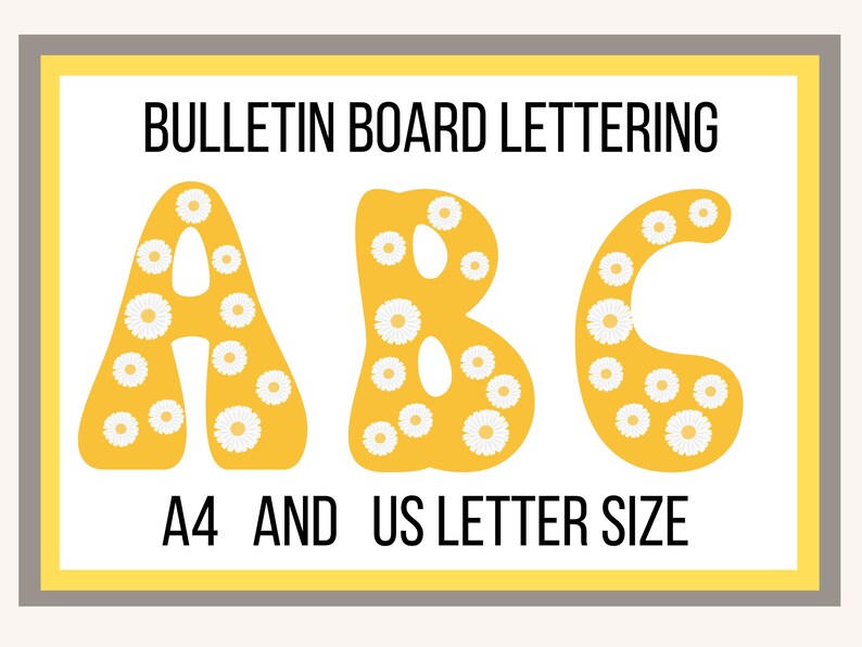WELCOME Bulletin Board, Groovy Display Board Letters, Daisy Classroom ...