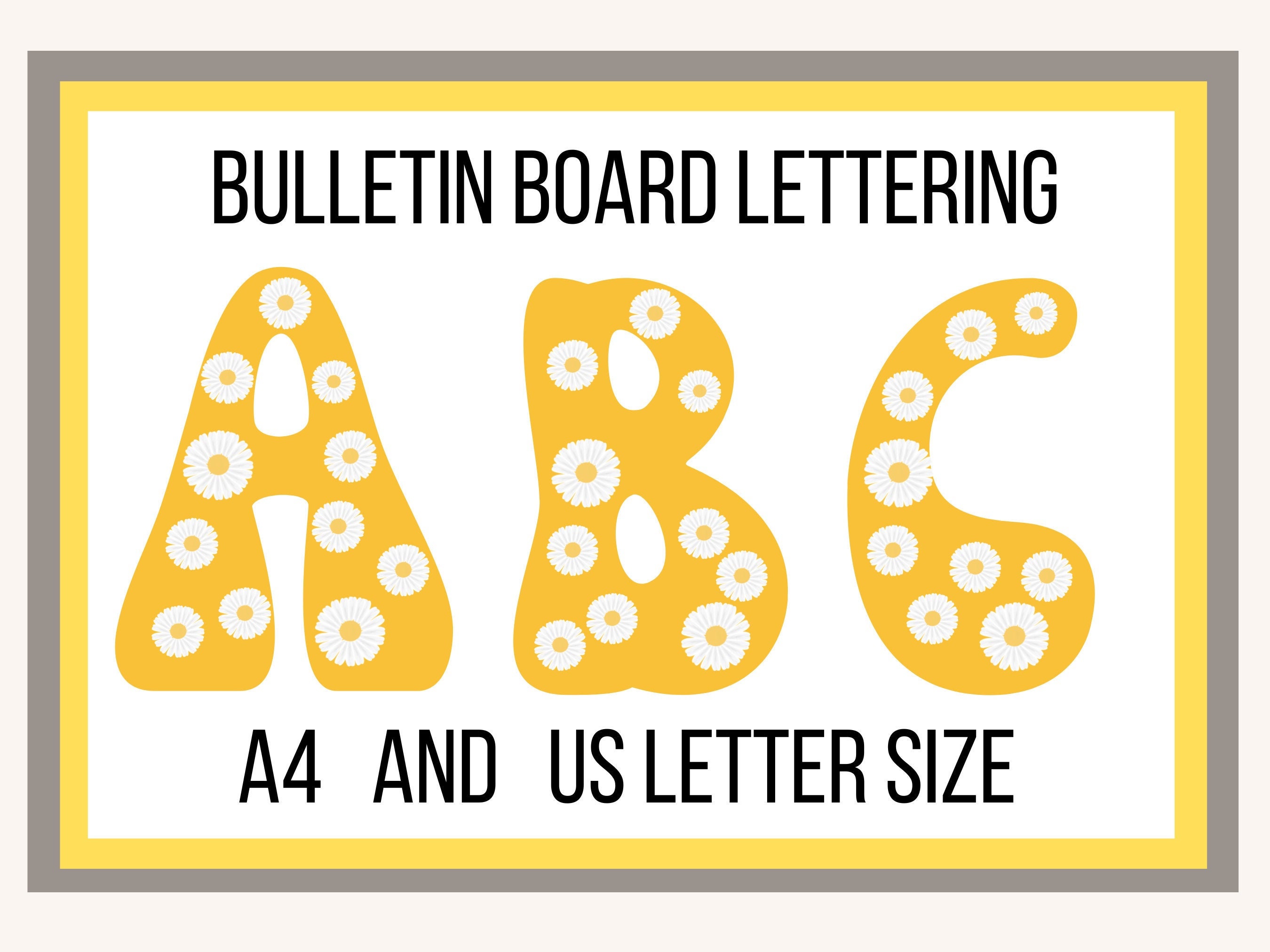 WELCOME Bulletin Board, Groovy Display Board Letters, Daisy Classroom ...