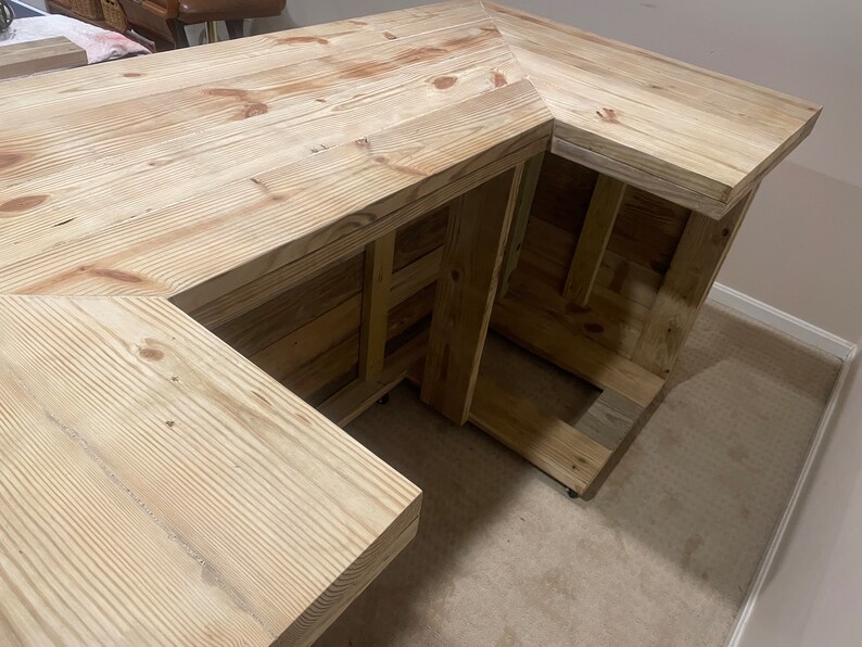 Custom Built Bar From Reclaimed Wood - Etsy