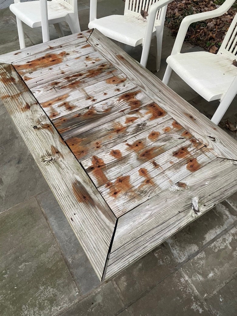 Custom Coffee / Patio Tables From Reclaimed Wood - Etsy