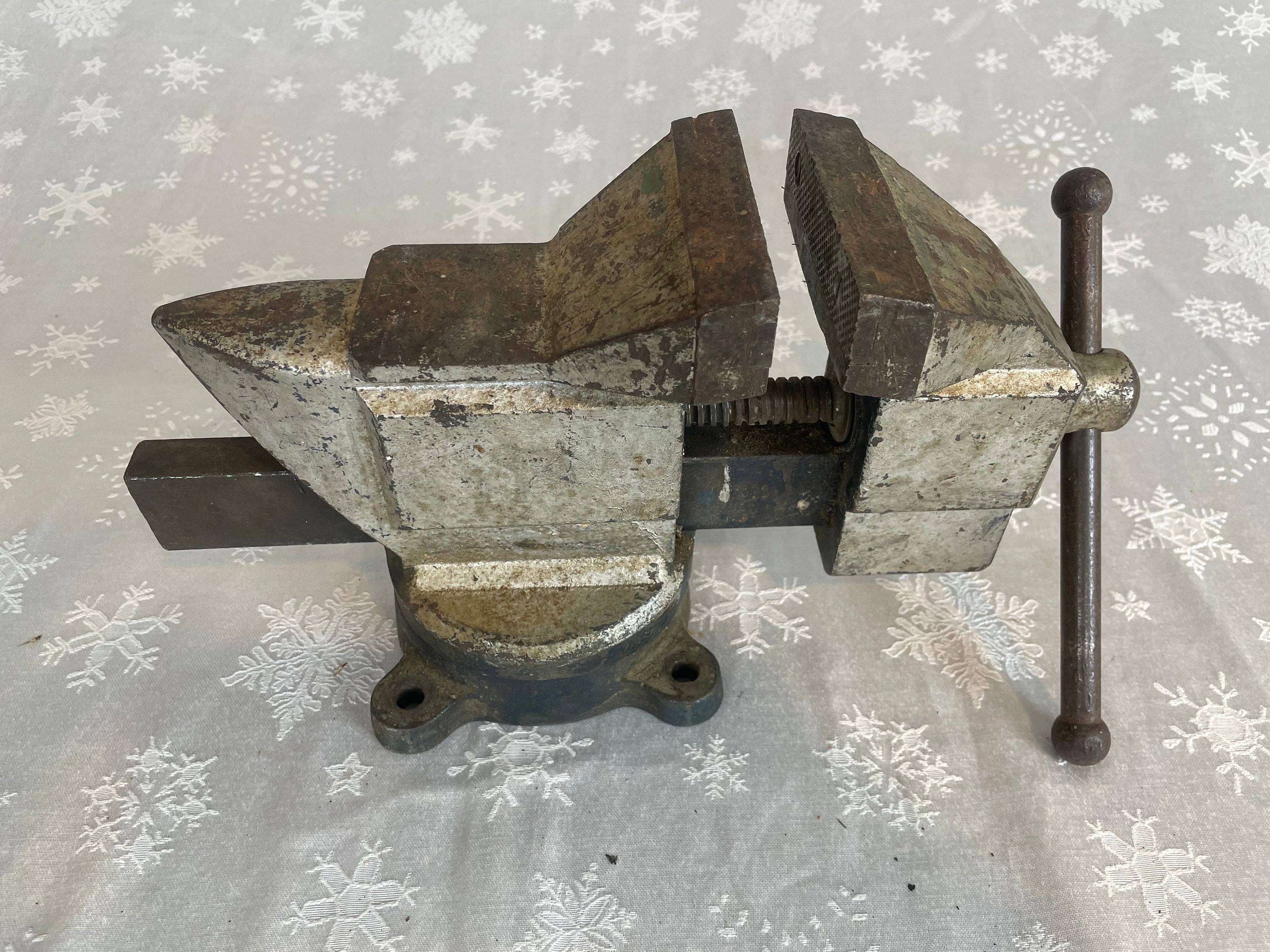 Vintage Craftsman Swivel Base Steel Anvil Vise Model 5243 Machinist ...
