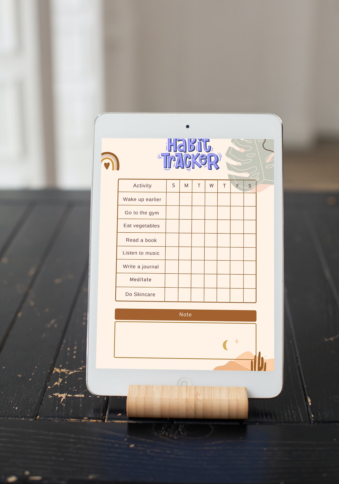 Digital Habit Tracker Habit Planner, Editable Habit Tracker Pdf Habit ...