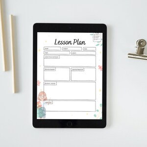 EDITABLE Lesson Plan Template, Digital Lesson Planner, Detailed Lesson ...