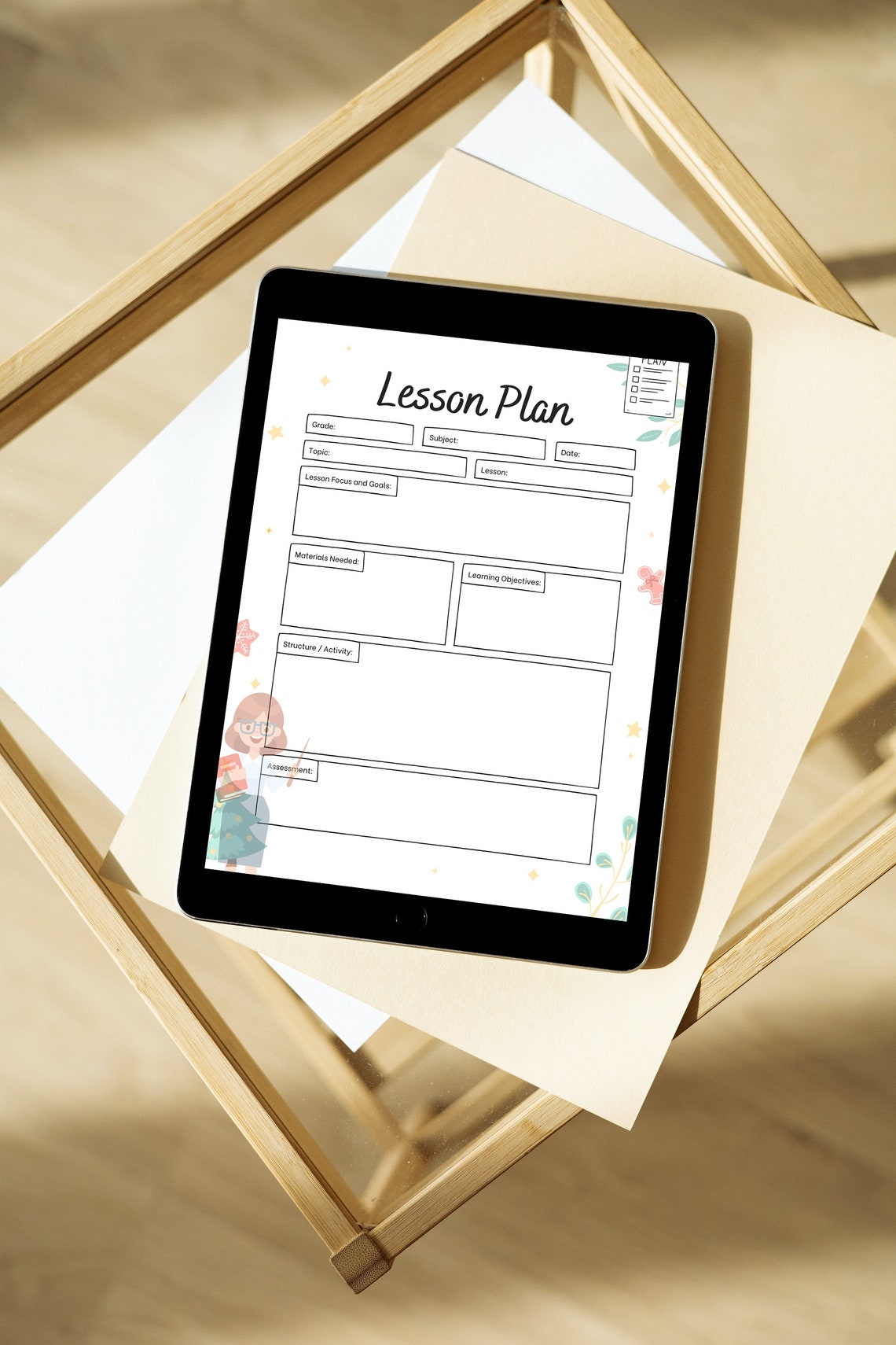 EDITABLE Lesson Plan Template, Digital Lesson Planner, Detailed Lesson ...