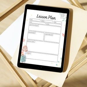 EDITABLE Lesson Plan Template, Digital Lesson Planner, Detailed Lesson ...