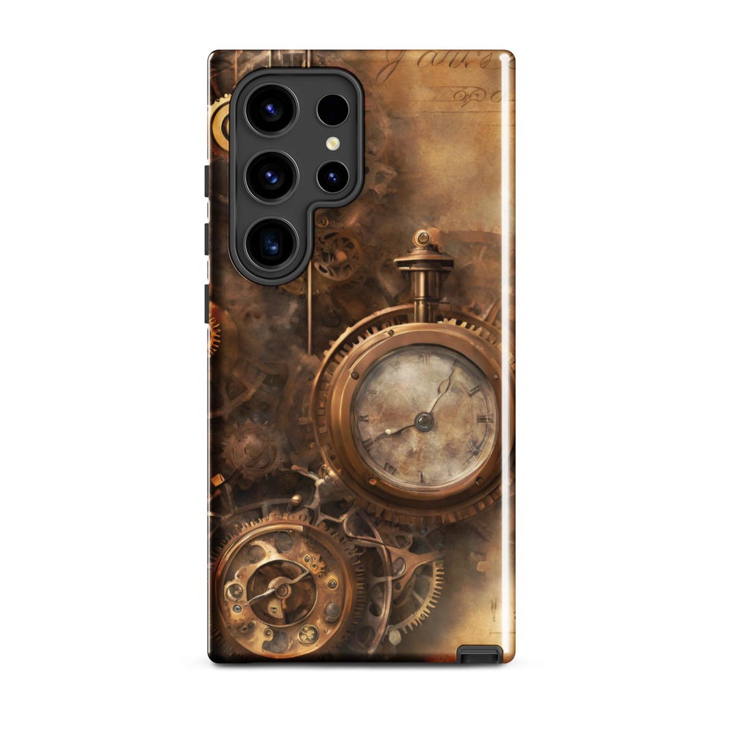 Time Clocks and Gears Tough Case for Samsung®, Steampunkcase ...