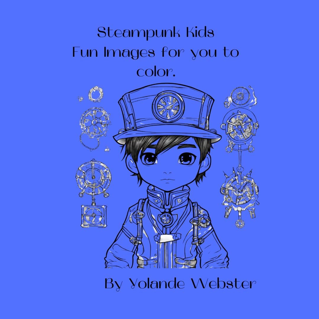 Steampunk Kids Coloring Pages, Coloring Book, Adult Coloring Books ...