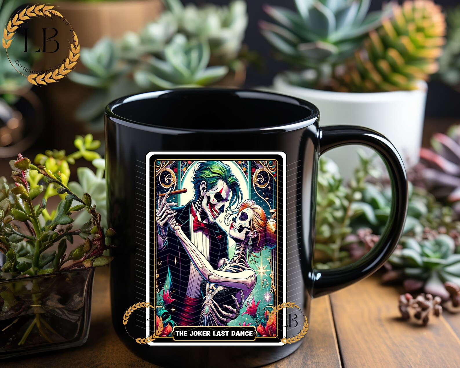 Joker Last Dance Tarot Card PNG, Skeleton Gothic Design (digital ...