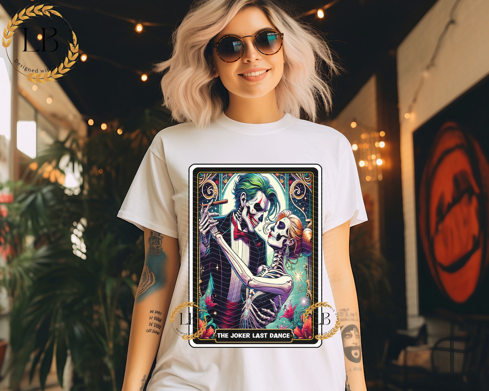 Joker Last Dance Tarot Card PNG, Skeleton Gothic Design (digital ...