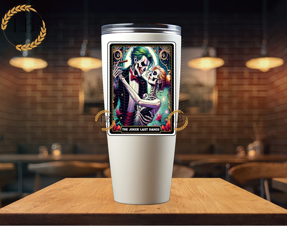 Joker Last Dance Tarot Card PNG, Skeleton Gothic Design (digital ...