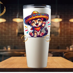 Cinco De Mayo PNG Bundle, Fiesta Cat Sublimation Designs (digital ...