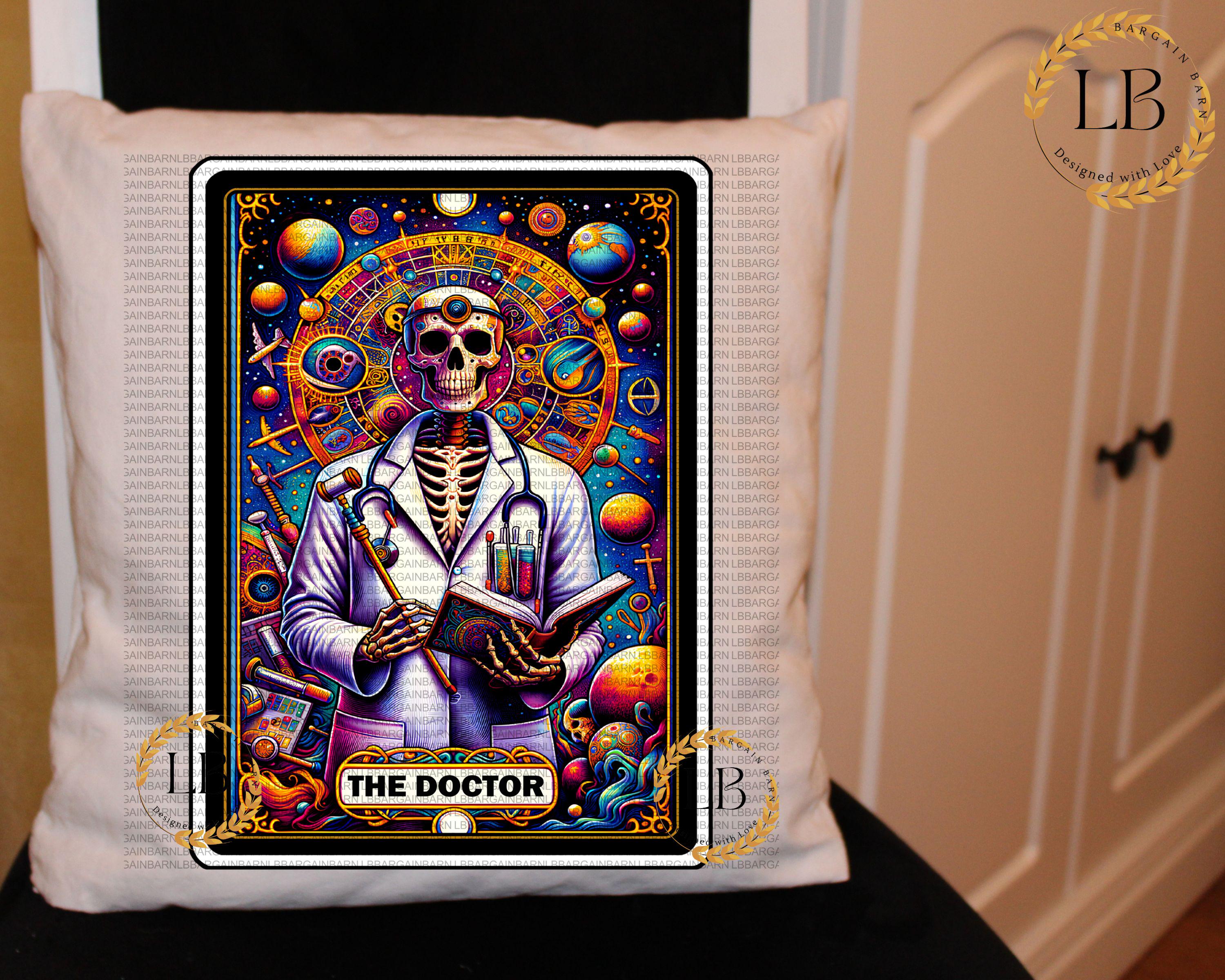The Doctor Tarot Card PNG, Skeleton Sublimation Design, Doctor T-shirt ...