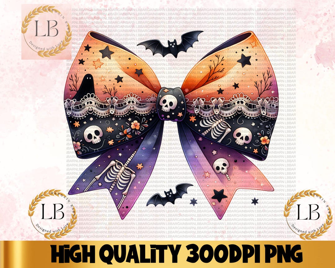 Halloween Coquette Bows PNG, Spooky Season, Coquette Halloween Clipart ...