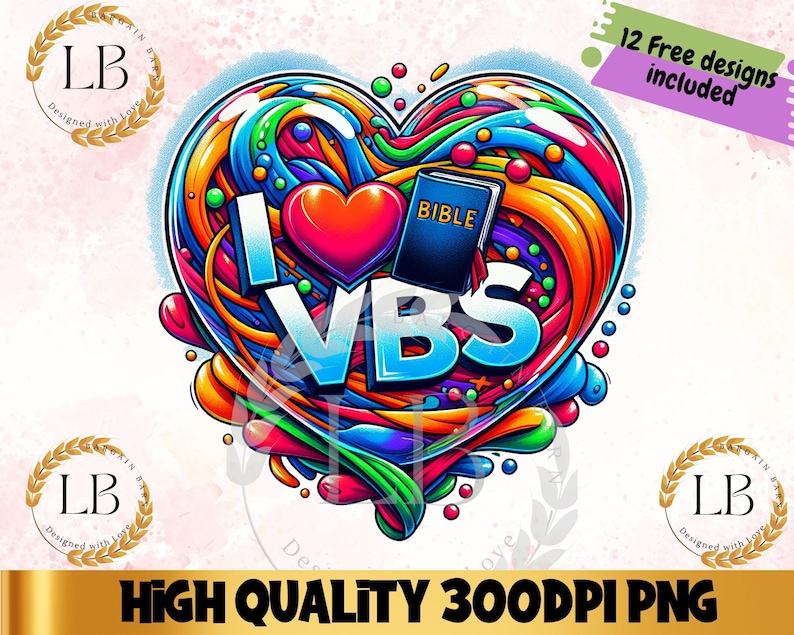 I Love VBS PNG, Christian Summer Camp Shirt PNG, Kids Church Event ...