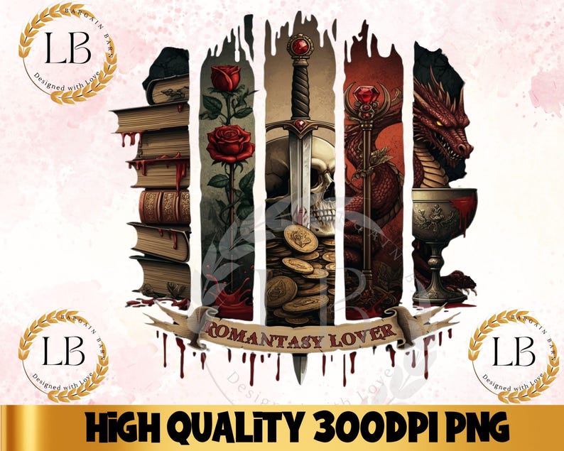 Romantasy Lover PNG, Fantasy Romance Book Lover PNG, Dragon Reader ...