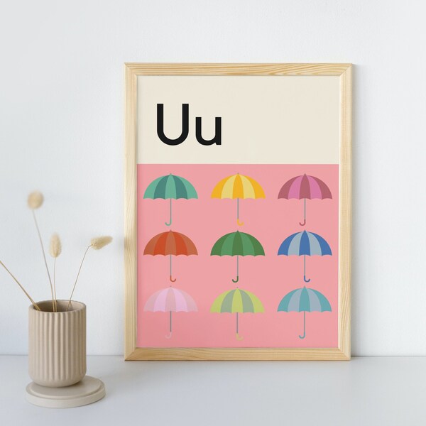 Printable Alphabet U - Etsy