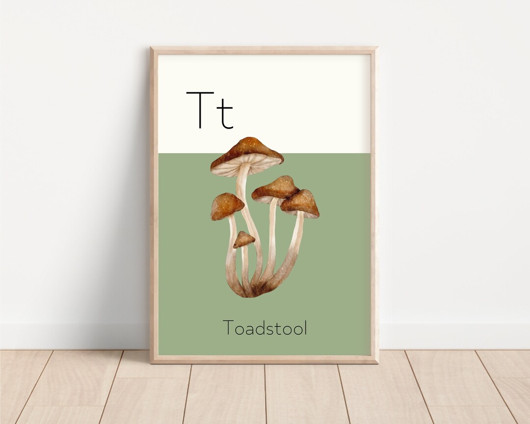Nature Alphabet Poster • Letter T Poster • Nursery Wall Art ...