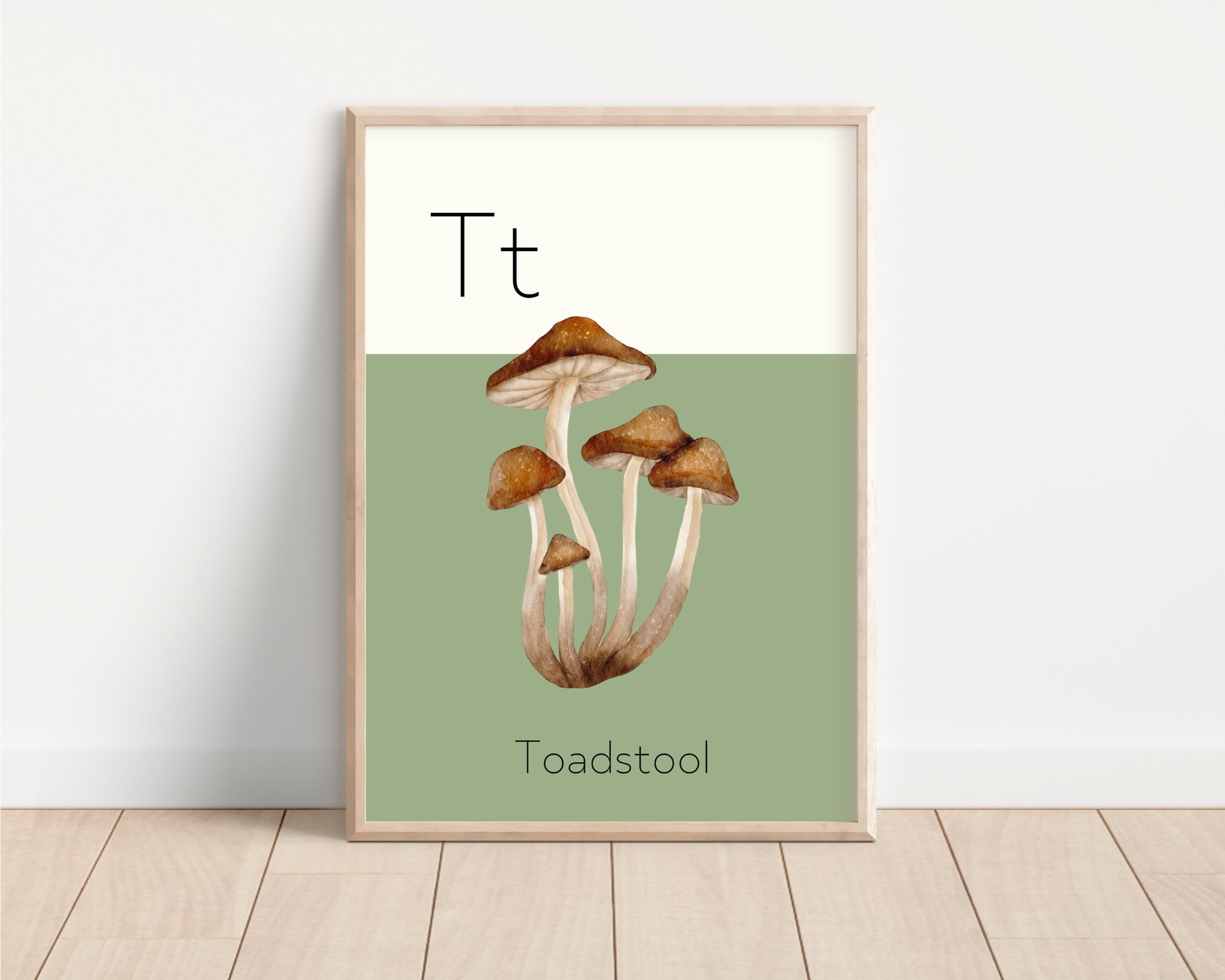 Nature Alphabet Poster • Letter T Poster • Nursery Wall Art ...