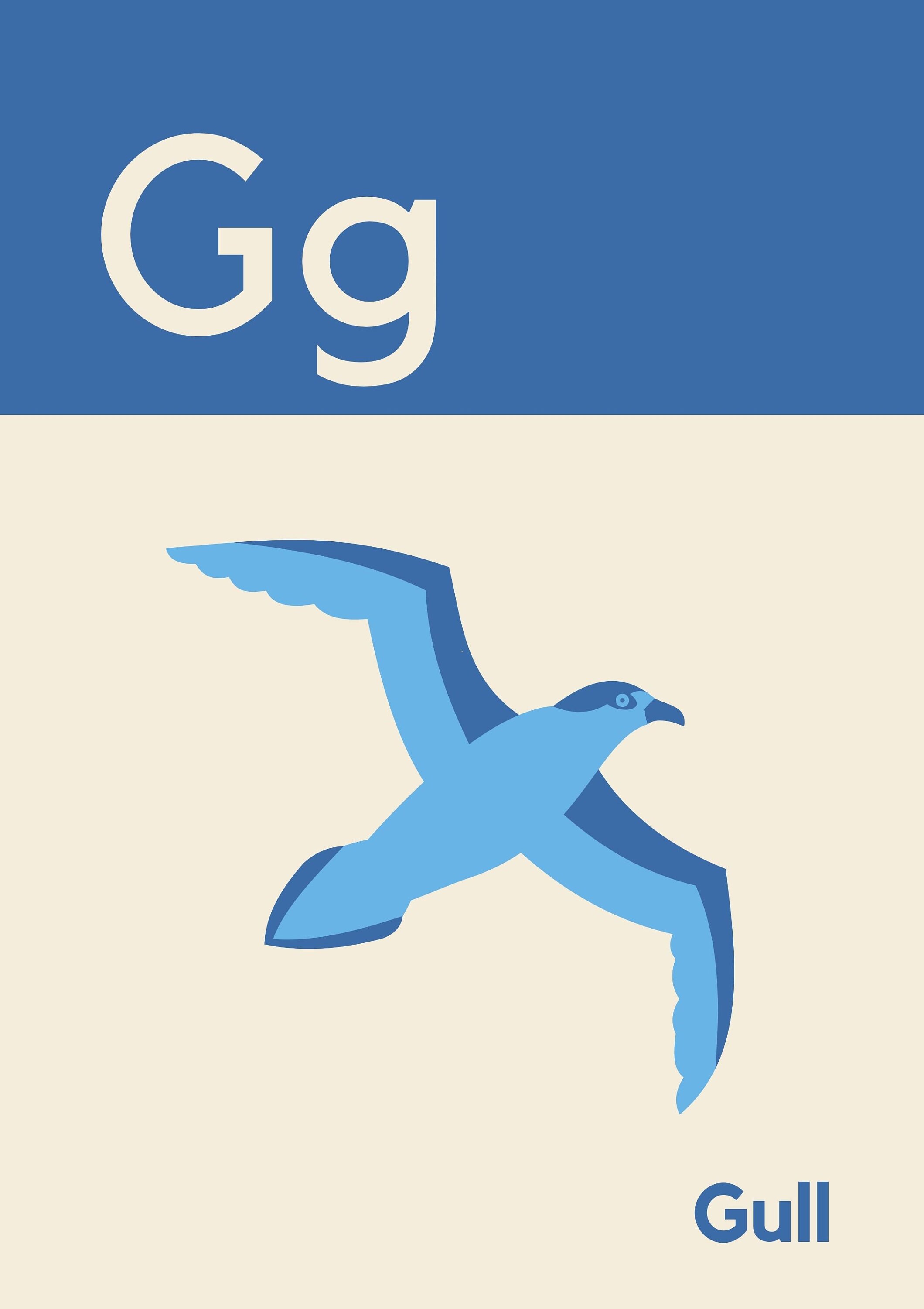 Letter G Poster Nursery Wall Art Educational Poster - Etsy