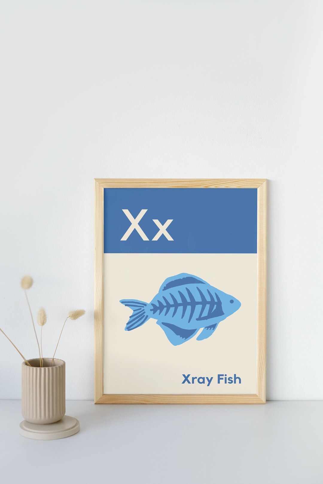 Letter X Poster • Nursery Wall Art • Educational Poster • Alphabet ...