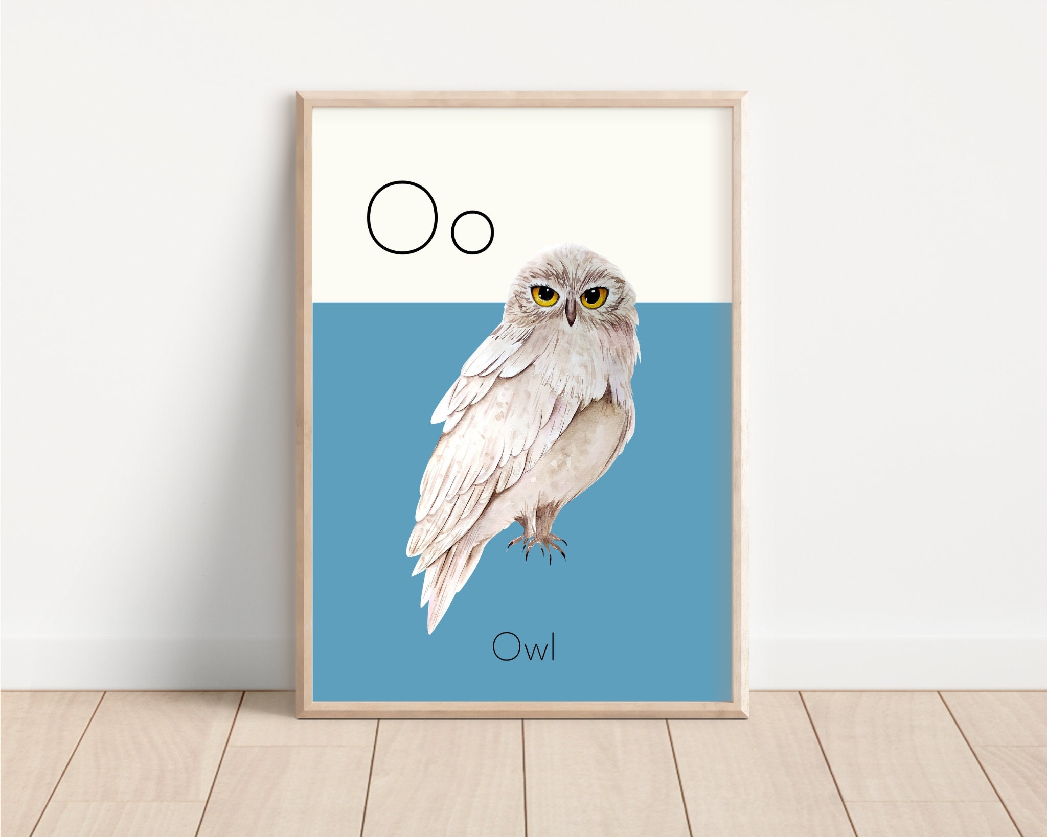 Nature Alphabet Poster • Letter O Poster • Nursery Wall Art ...