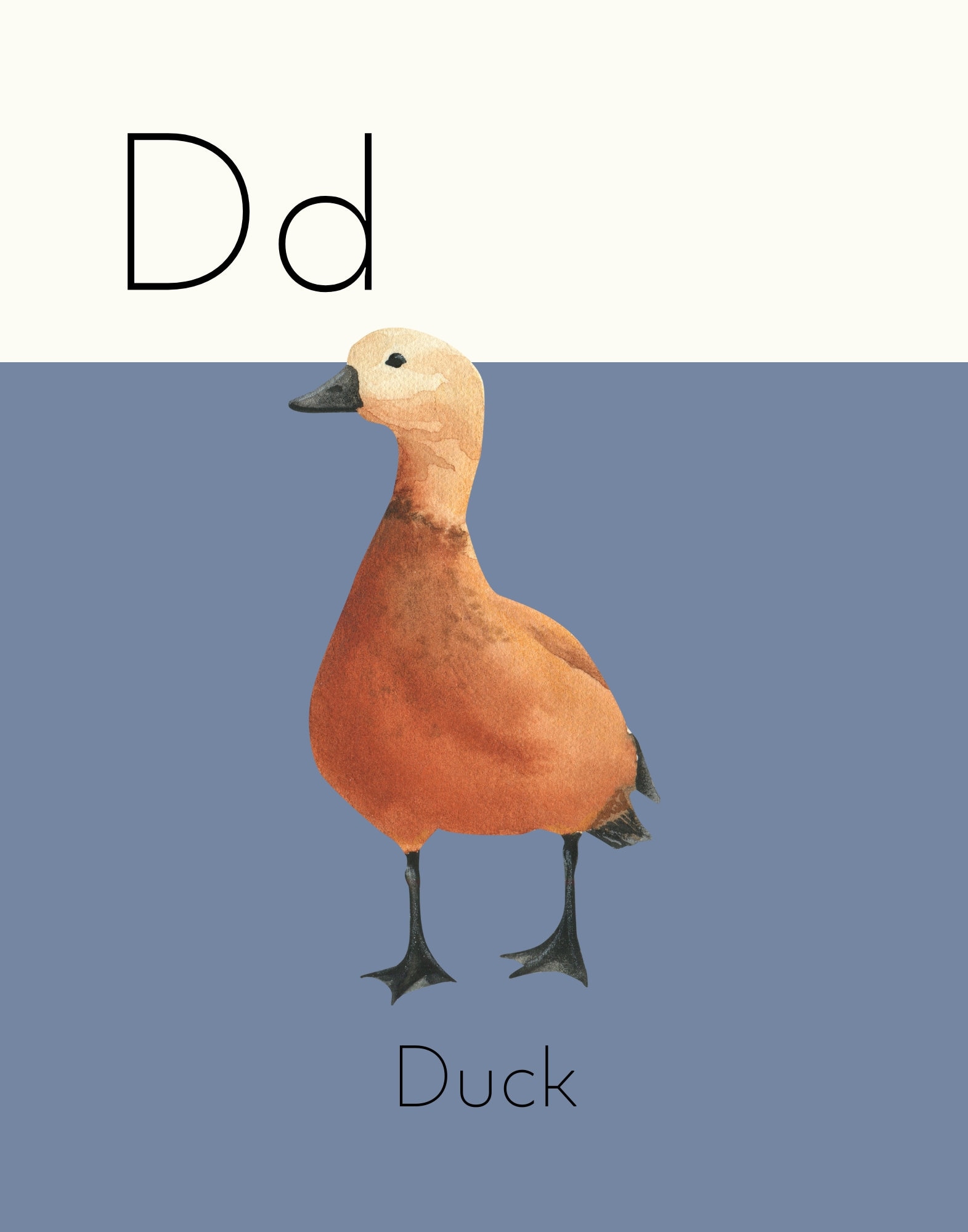 Nature Alphabet Poster • Letter D Poster • Nursery Wall Art ...