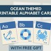 ABC Alphabet Cards Ocean Alphabet Cards Educational - Etsy