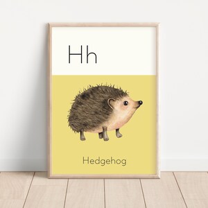 Nature Alphabet Poster • Letter H Poster • Nursery Wall Art ...