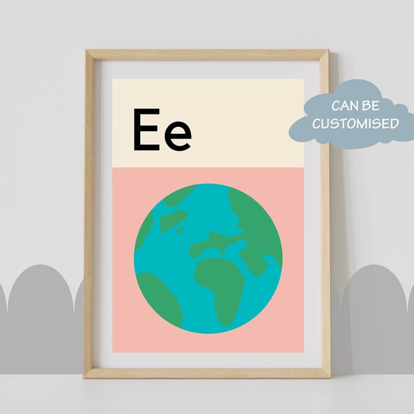 Letter E Wall Art - Etsy