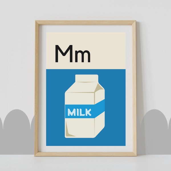 Letter M Print - Etsy