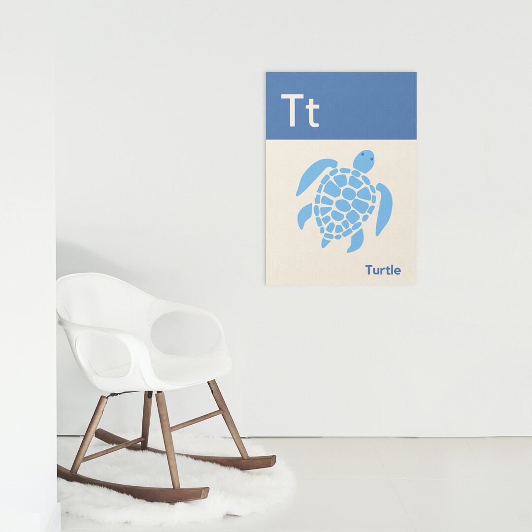 Letter T Poster Nursery Wall Art Educational Poster - Etsy Canada