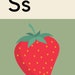 Letter S Poster Nursery Wall Art Educational Poster Alphabet Poster ...