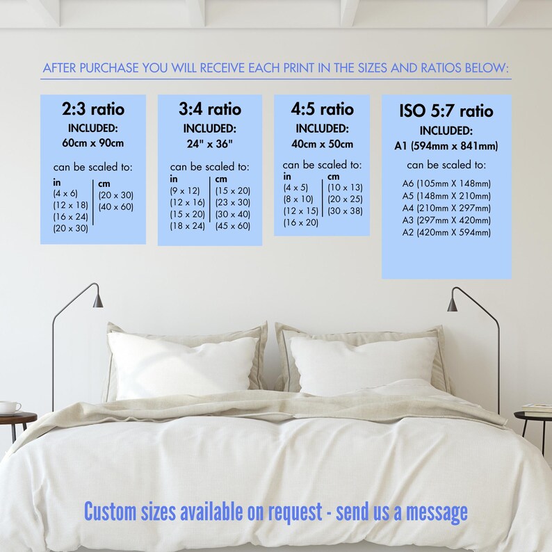 Letter M Alphabet Poster • M is for Mountain • Learn ABC Print ...