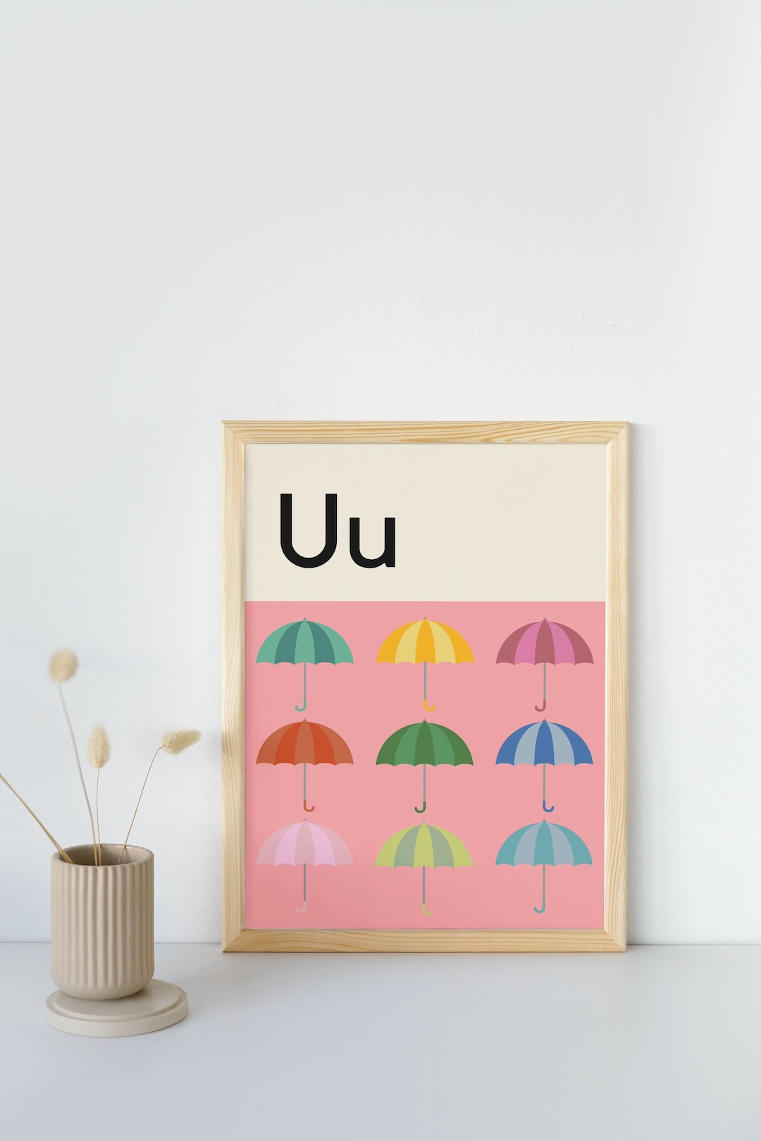 Letter U Poster • Nursery Wall Art • Educational Poster • Alphabet ...