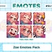 Zoe Emotes Pack League of Legends Animated Emote Twitch Discord - Etsy