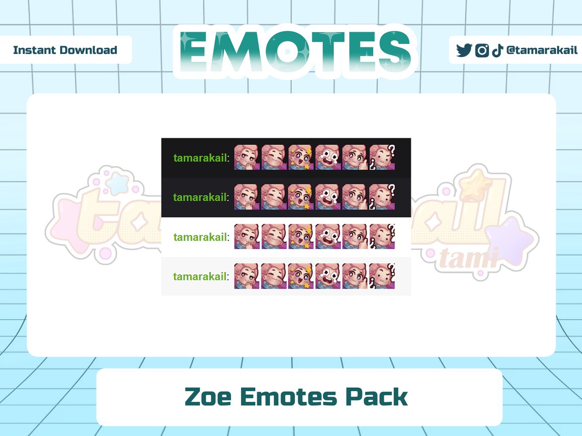 Zoe Emotes Pack League of Legends Animated Emote Twitch Discord - Etsy