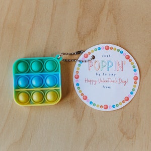 Valentine's Day Pop Its | Pop It Keychain | Classroom Valentines ...