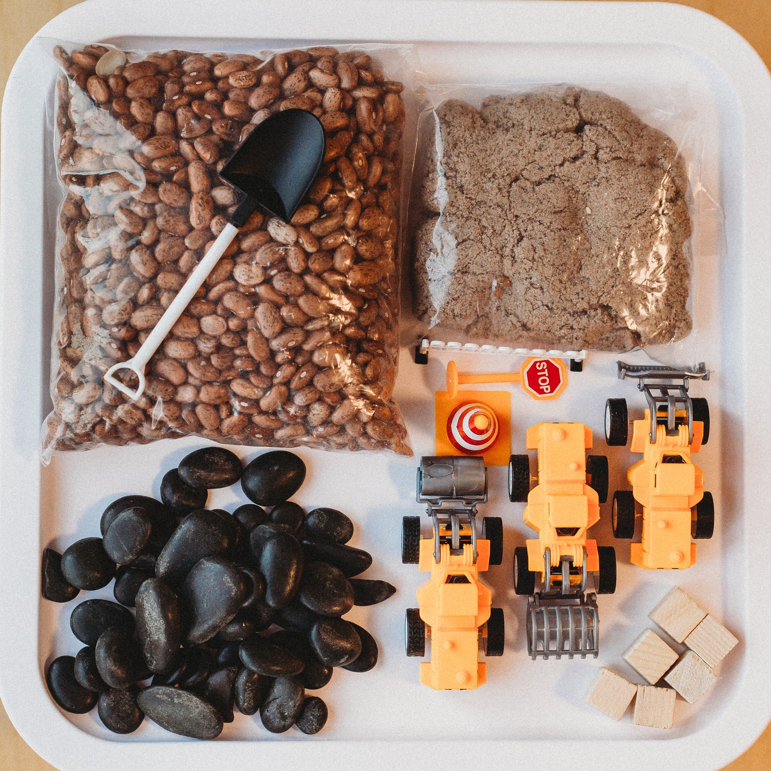 Construction Sensory Bin Play Kit Montessori Play Kit - Etsy