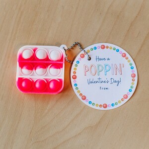 Valentine's Day Pop Its | Pop It Keychain | Classroom Valentines ...